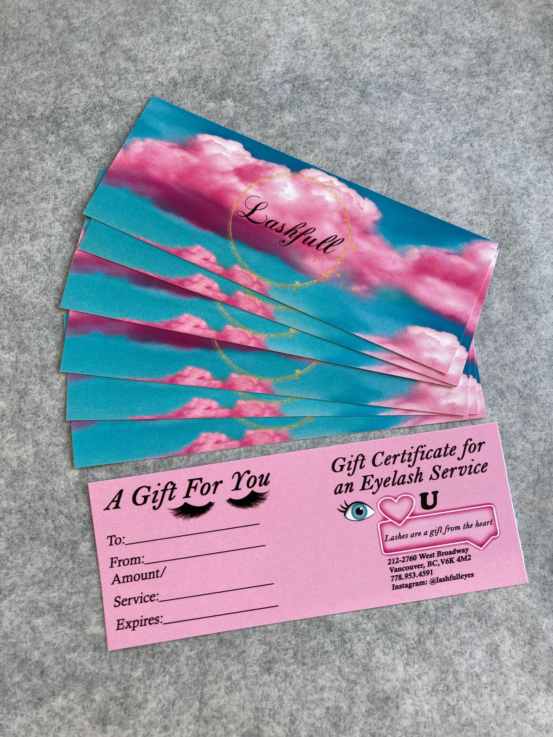 Lashfull Gift Card - Lashfull Eyelash SalonLashfull Eyelash Salon
